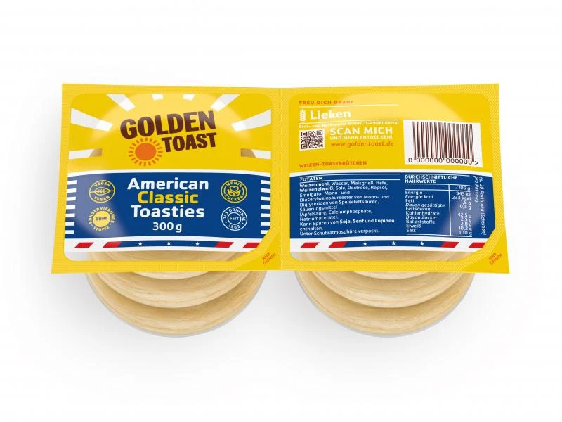 Klassisch-romantisch Golden Toast Golden American Classic Toasties auf ...